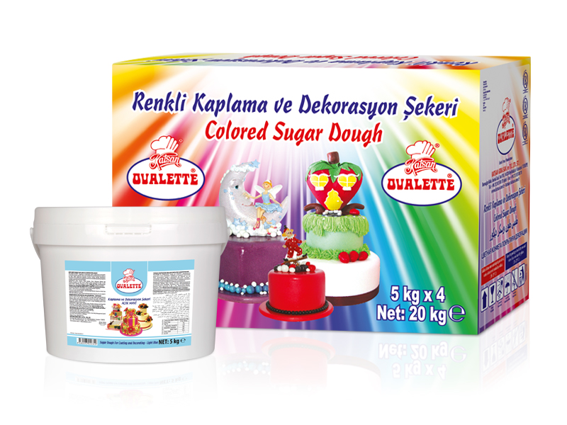 KATSAN OVALETTE SUGAR DOUGH LIGHT BLUE 040-517 | Katsan.com.tr